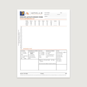 Layout Form | Apollo Opening Roof